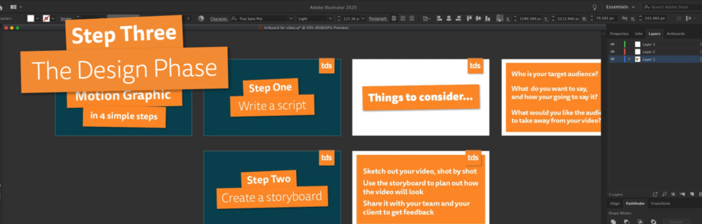 How to create a motion graphic in four simple steps
